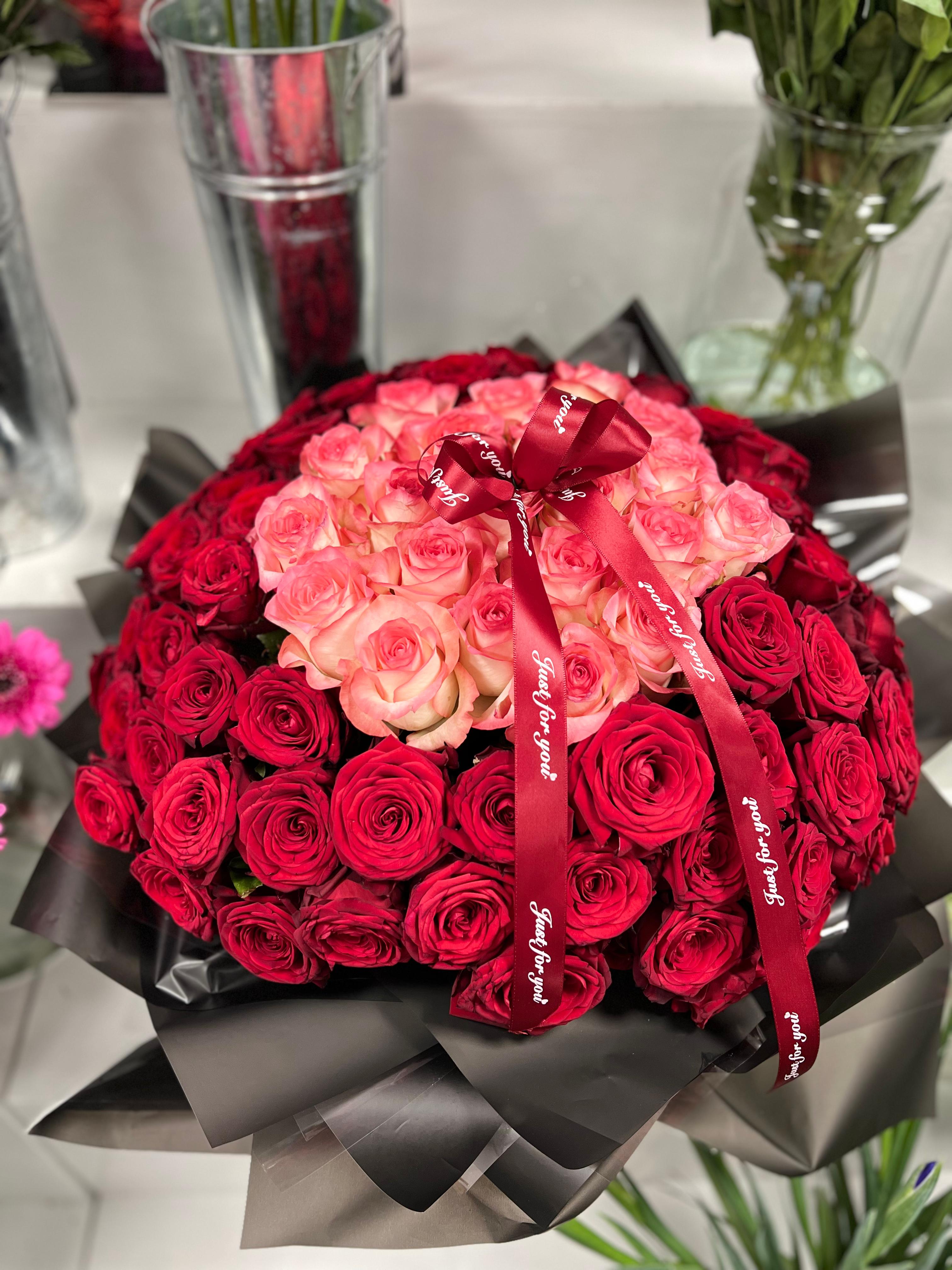 Super Large Red Rose Bouquet – ASPEN FLORA